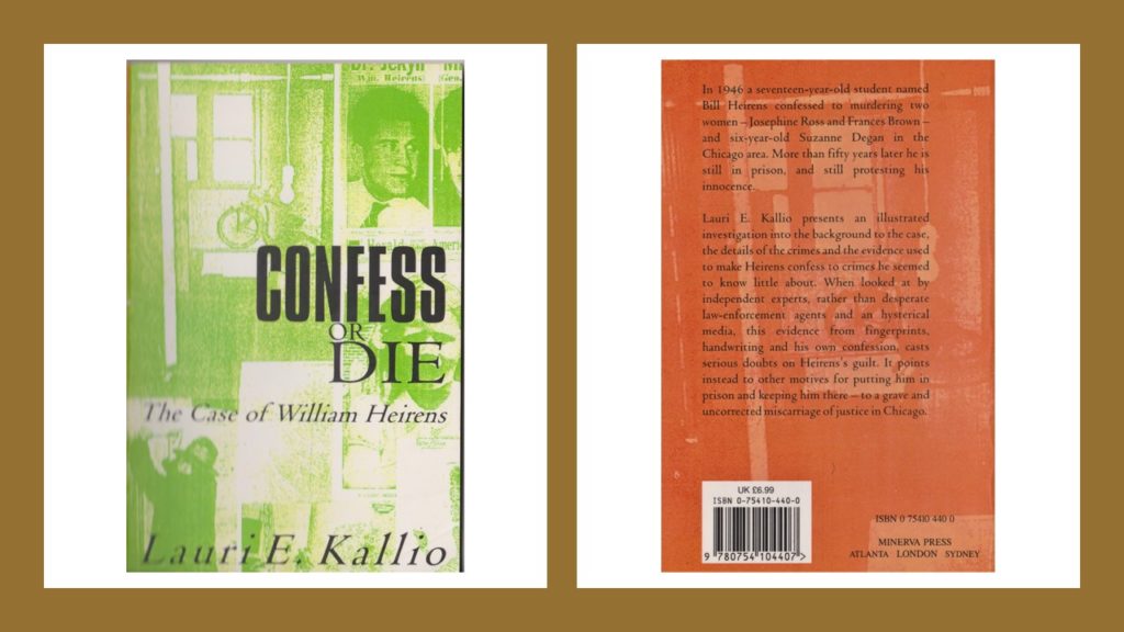 Author Lauri Kallio's book, "Confess or Die" Provides Additional ...