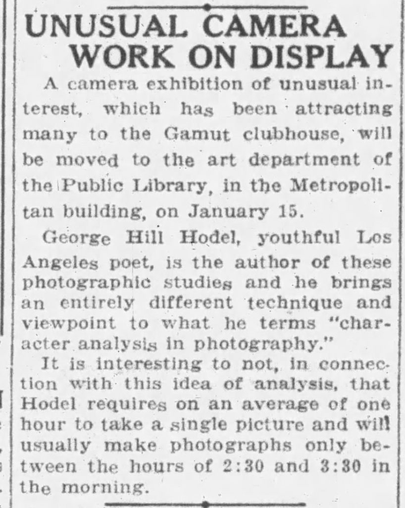 Serial Killer As An Artist: Dr. George Hill Hodel's "Character Analysis ...