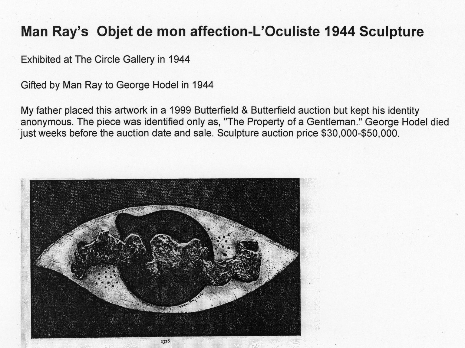 Sixth Surrealist Secret Revealed -1950 Sketch Pays Further Homage to and Again Links, Close ...