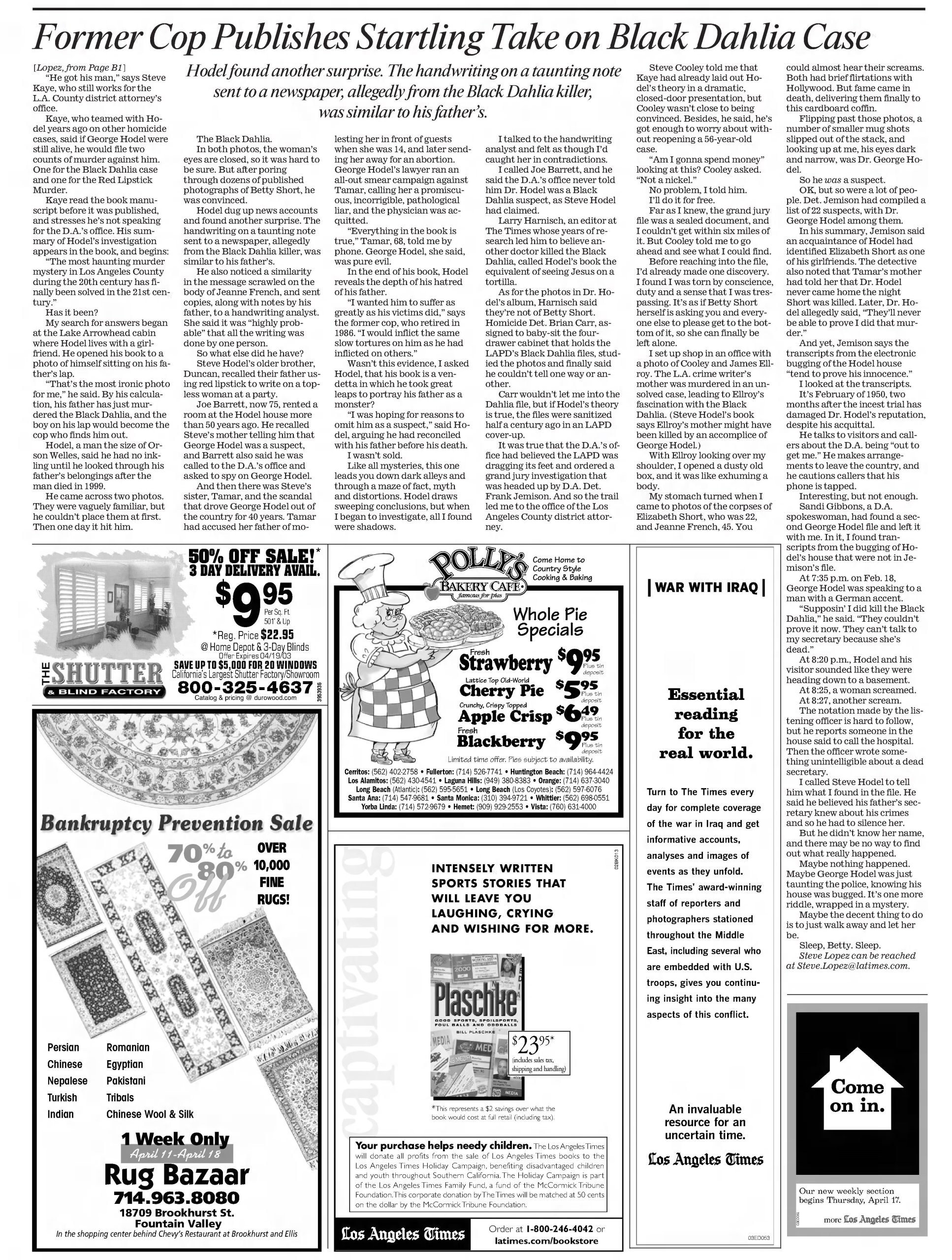 Los Angeles News Reporter and LADA Spokesperson Sandi Gibbon-A ...