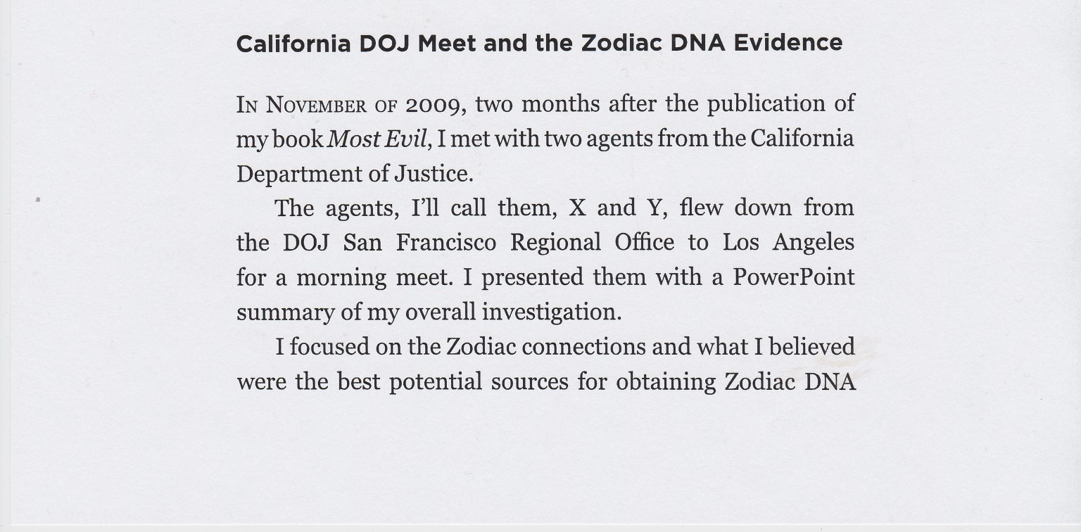 The California DOJ Meeting/Briefing with Author on Dr. George Hill ...