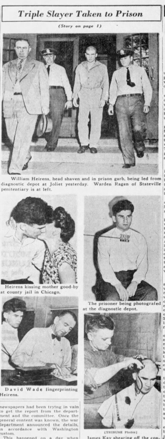 The 1945-6 Chicago Lipstick Killer Murders; The Teen William Heirens ...