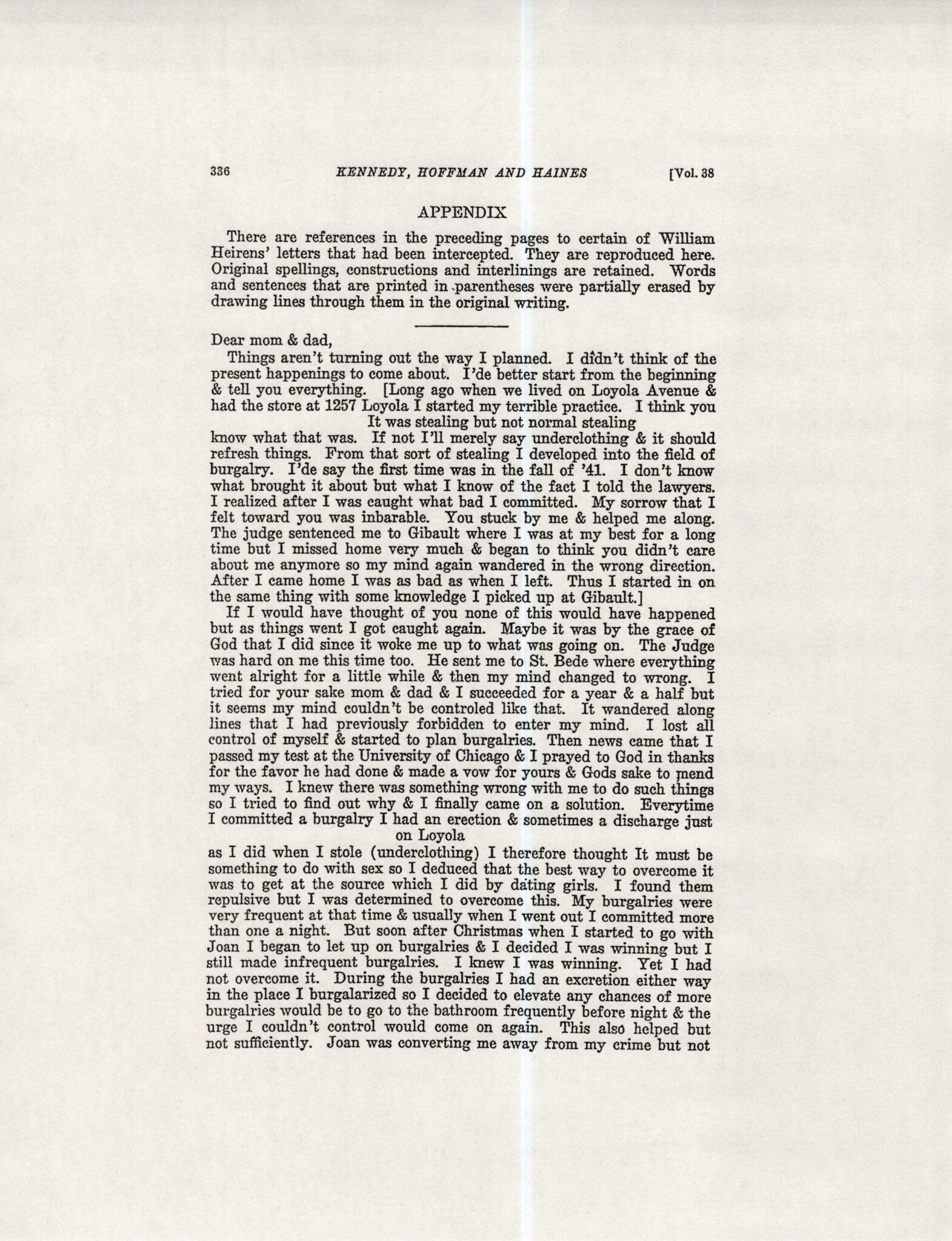 The 1945-6 Chicago Lipstick Killer Murders; The Teen William Heirens ...