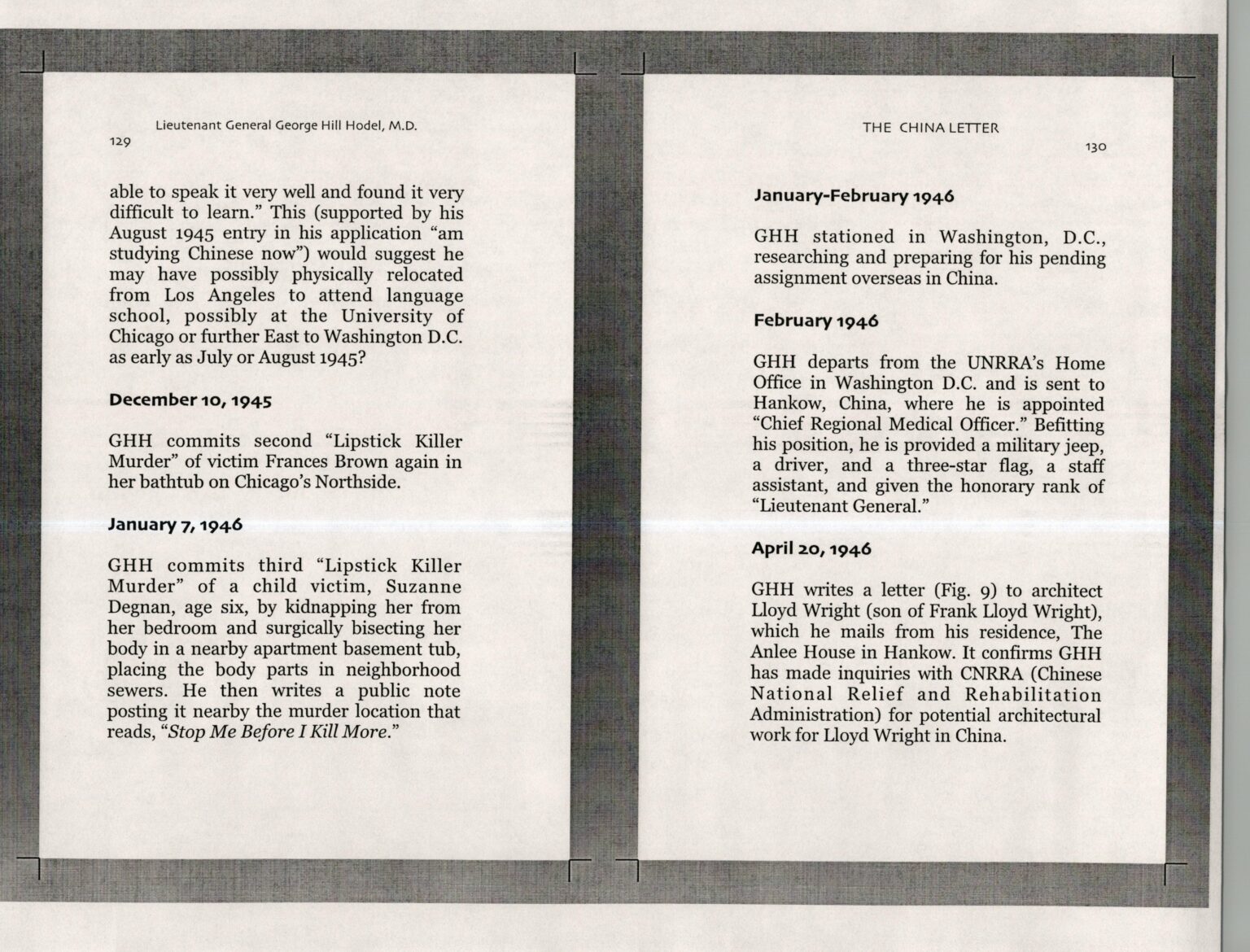 The 1945-6 Chicago Lipstick Killer Murders; The Teen William Heirens ...