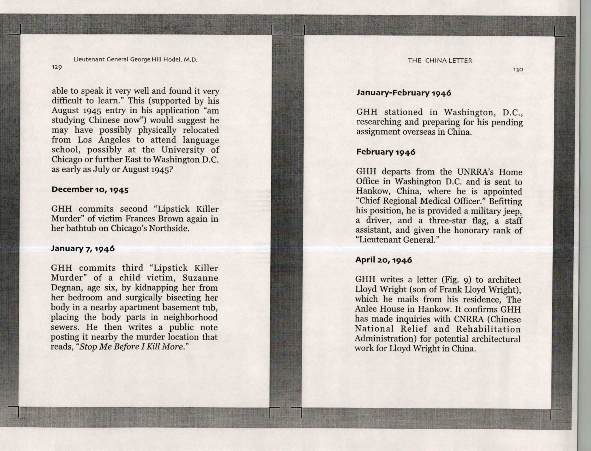 The 1945-6 Chicago Lipstick Killer Murders; The Teen William Heirens ...