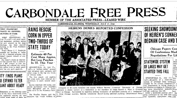 The 1945-6 Chicago Lipstick Killer Murders; The Teen William Heirens ...