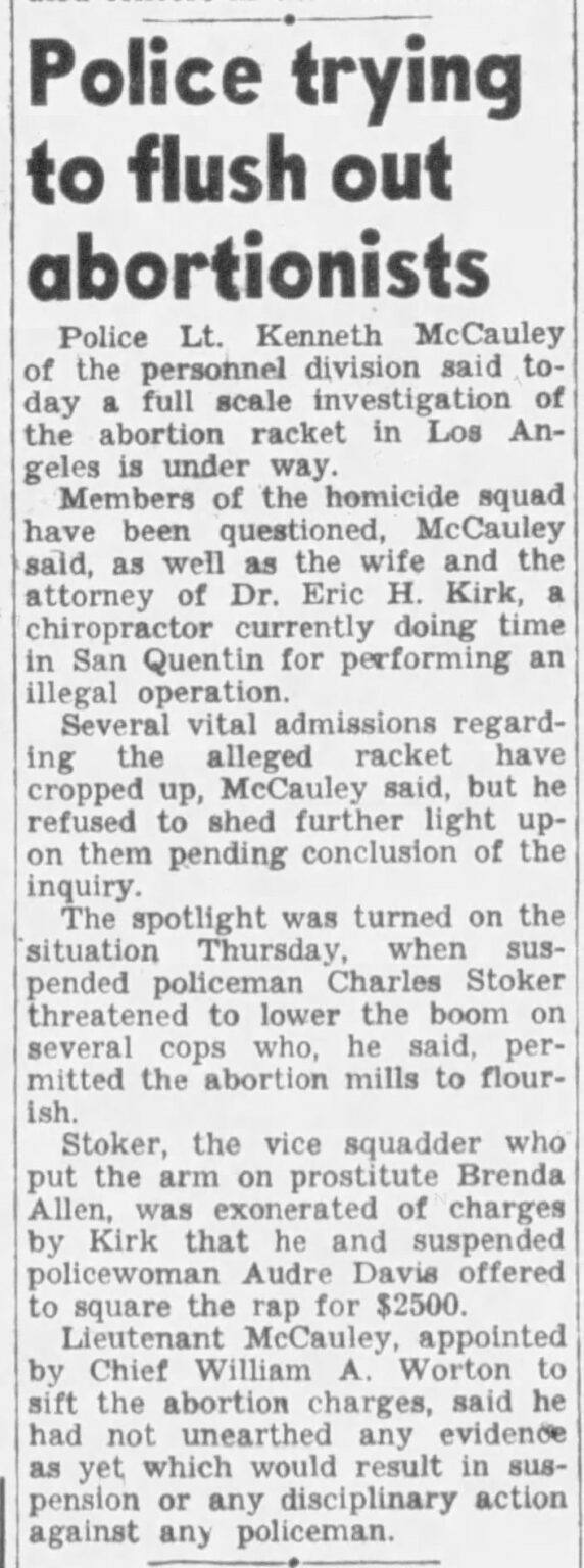 1949 LAPD Paid Police Informant Glenn Martin Letter Confirms Dr. George ...