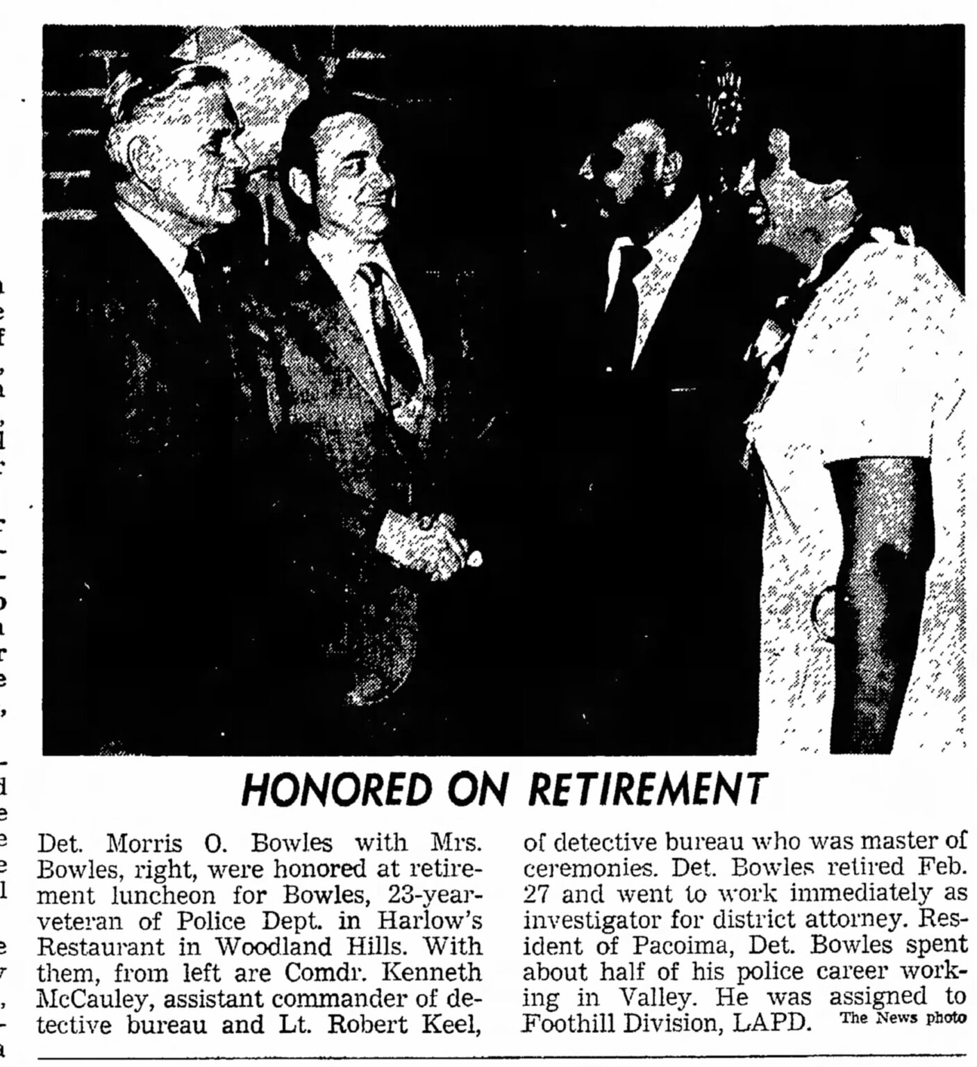 1949 LAPD Paid Police Informant Glenn Martin Letter Confirms Dr. George ...