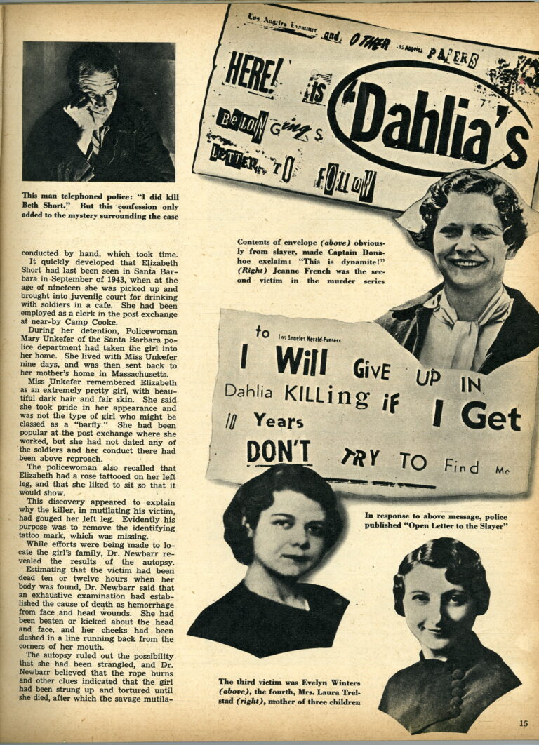 Original 1948 True Detective Magazine Confirms the Press, the DA’s ...